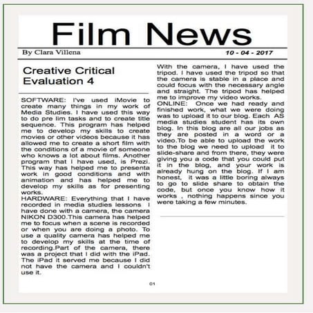 Creating meaning in the film opening | PPTX