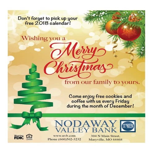 Nodaway Valley Bank newspaper advertisement | PDF