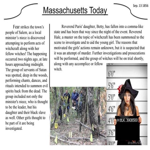 The crucible creative project | PPT