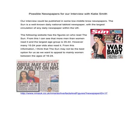 Magazine for Interview | DOC