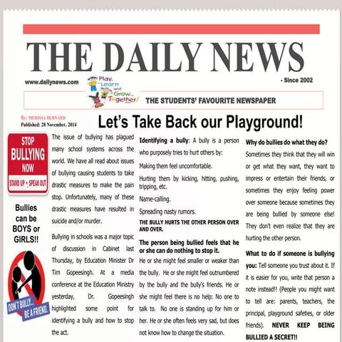 Newspaper text media | PPTX