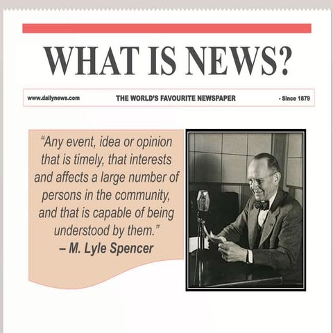 What is News and its attributes? | PPTX