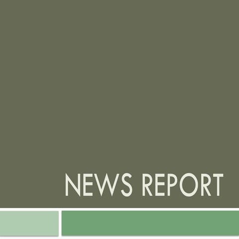 Writing a newspaper report ppt | PPT