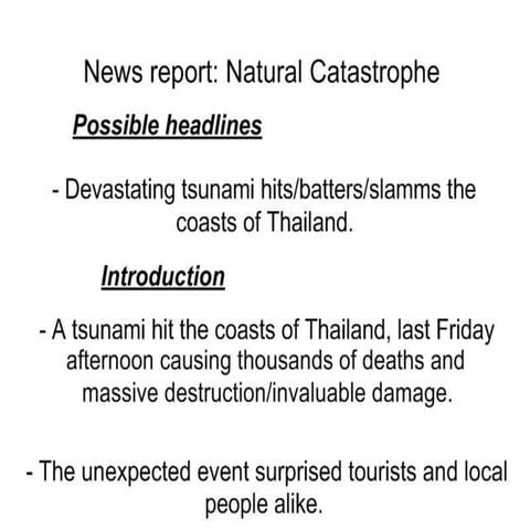 News report | PPTX