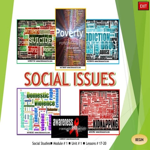 Social Studies M1 Social Issues | PPT