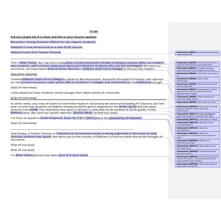 News script 2nd draft version 2 | PDF