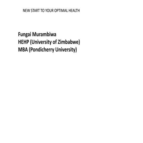 26OCT2024 - Health Talk: Adventist Health Message by Dr Dicky Ng | PPT