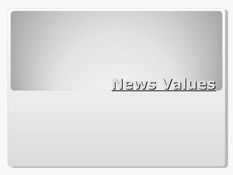 Local Newspaper News Value | PPT