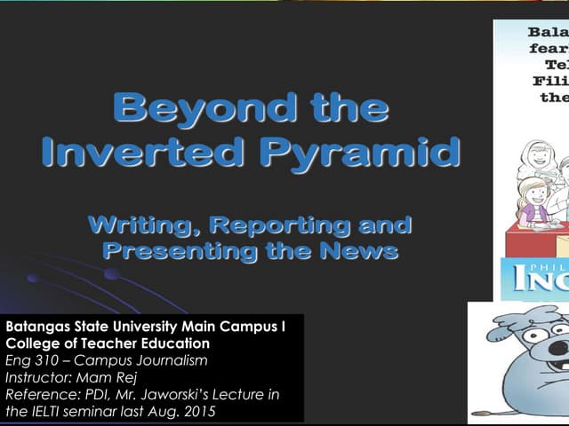 Inverted pyramid writing | PDF