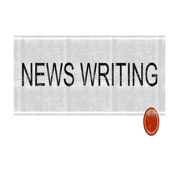 Slide on News Writing- Journalism for Campus Journalists | PDF