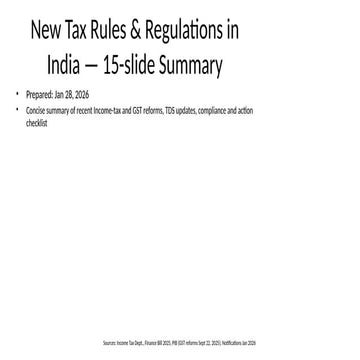 New Tax rules and Regulation in India.pptx