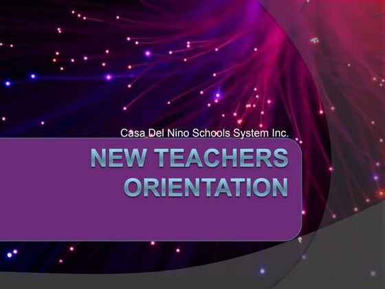 New teacher orientation ppt10 | PPT New teacher orientation ppt10 | PPT