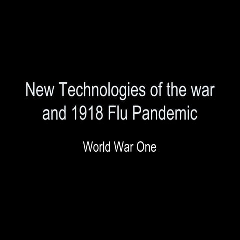 World War 1 Technology | PPT