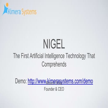 Nigel - AI that comprehends | PPTX