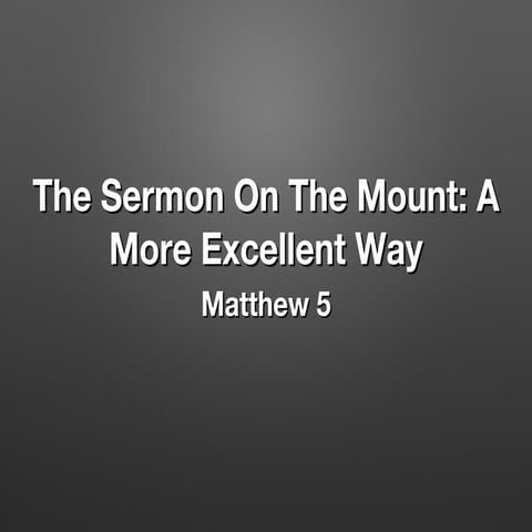0514 matthew 513 the salt of the earth power point church sermon | PDF