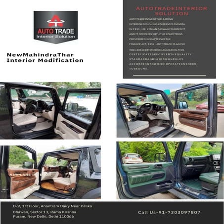New thar interior modification.auto trade | PDF