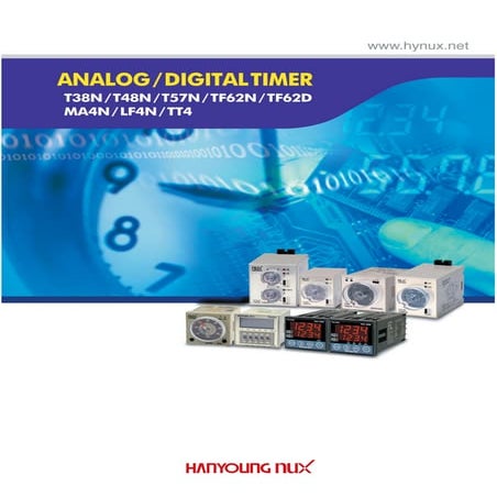 Timer analógico - Hanyoung NUX(nammisa.com) | PDF