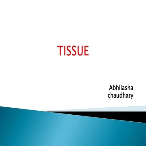 tissue and it's types | PPTX