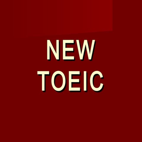 New toeic | PPT