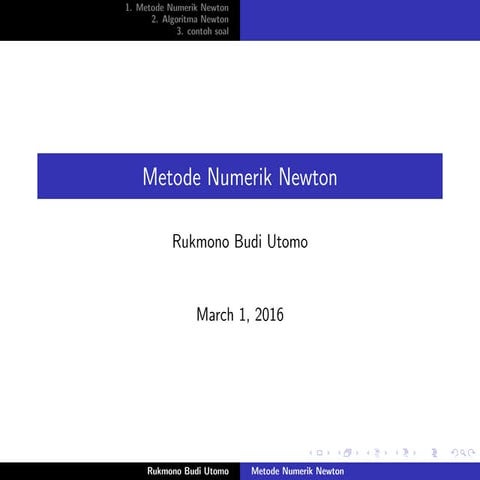 Newton | PPT