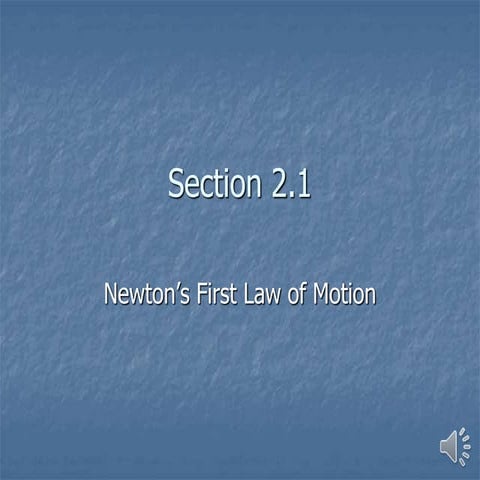 Newton's 1st law | PPTX | Physics | Science