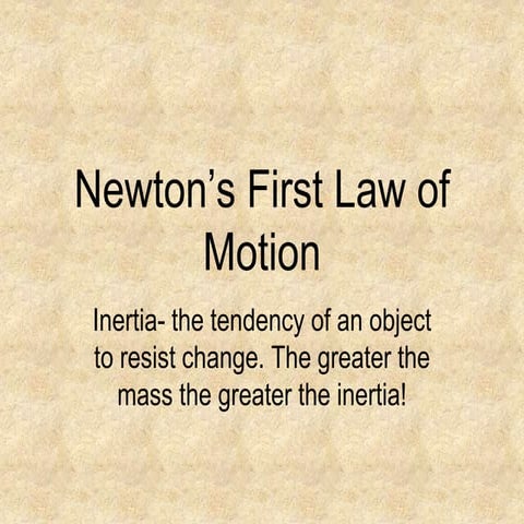 Newton’s First Law of Motion.ppt
