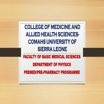 NEWTON'S LAWS.Faculty of Basic Medical sciences | PDF