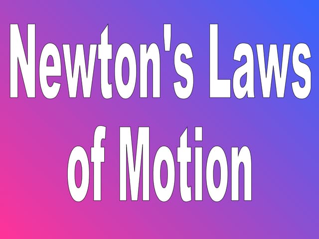 Newton's second law of motion | PPT