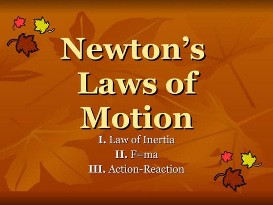 Newton third law of motion ppt | PPTX | Physics | Science