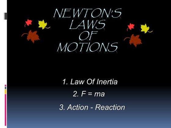 Newton third law of motion ppt | PPTX | Physics | Science