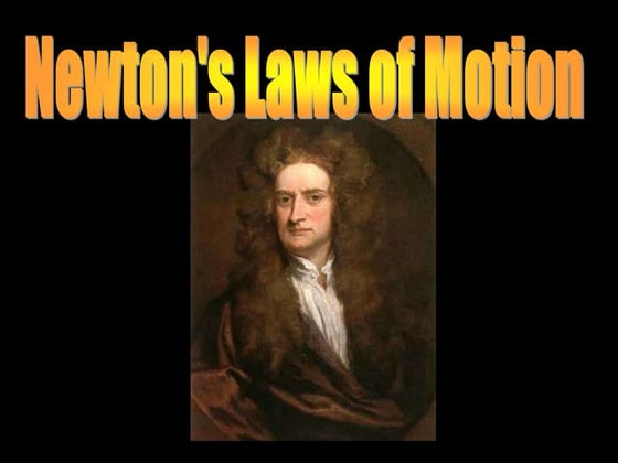 Newton’s first law of motion | PPT