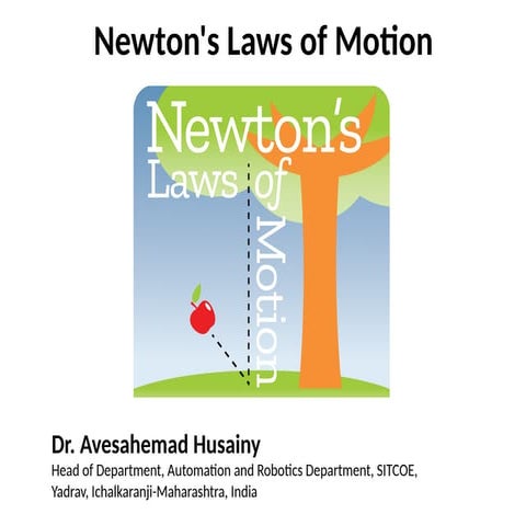 Introduction of Newtons 1st, 2nd and 3rd law | PPTX