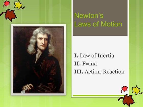 Newton's Third Law Of Motion | PPT