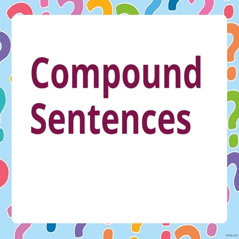 New TOpic Capitalization Rules(1).pptx compound sentences | PPTX