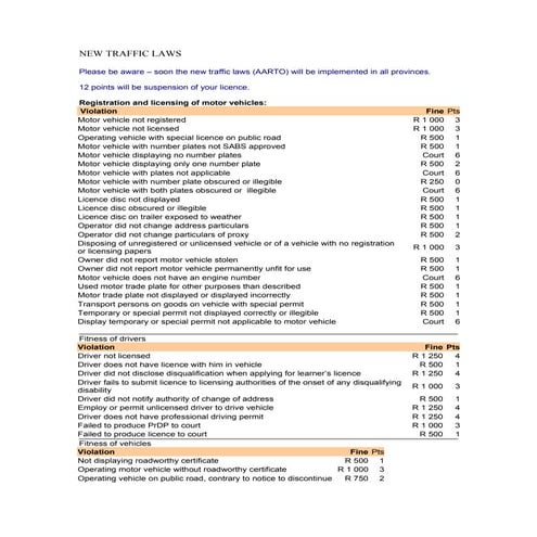 Traffic laws, rules and regulation | PPT