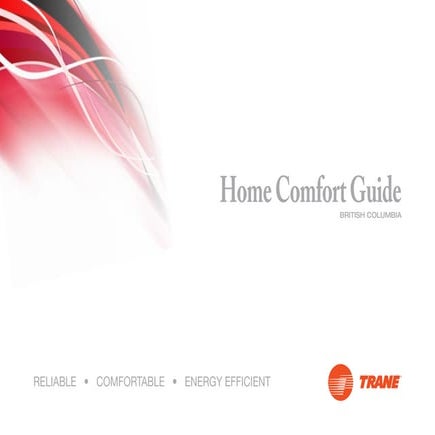Trane Home Comfort Guide (British Columbia) | PDF
