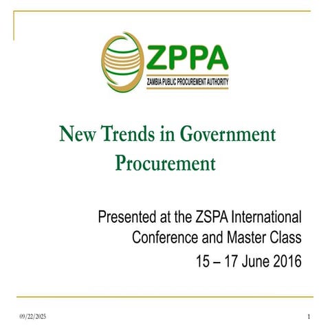RA 12009: New Government Procurement Act | PPTX