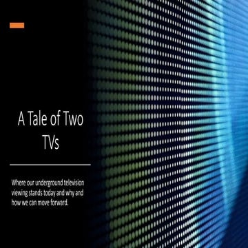 A Tale of Two TVs | PPT