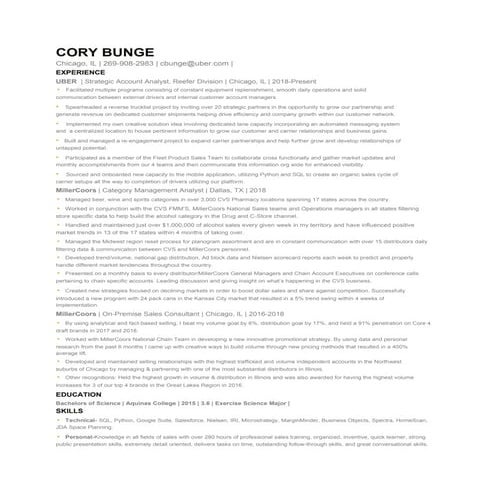 Nick Loiacano Resume | PDF