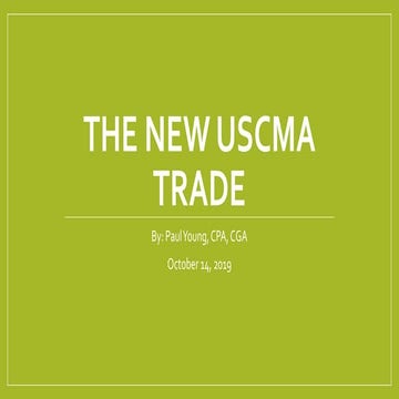All you need to know about USCMA | PPT