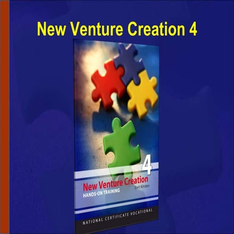 NCV 4 New Venture Creation Hands-On Support Slide Show - Module 1 | PPT