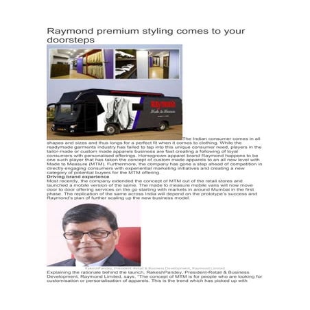 New ways of reaching consumers | PDF