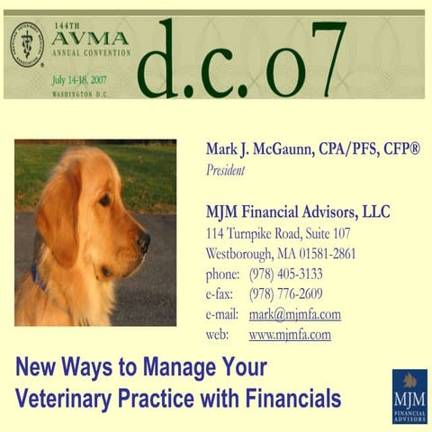 How to Better Manage Your Veterinary Practice Finances | PDF