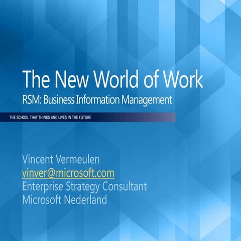 The New World of Work | PPTX