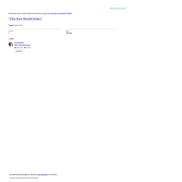 NewWorldOrder.pptxnnsnkskskskksskekkwkkskke | PPT