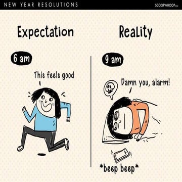 New year (expectation vs reality) | PPTX