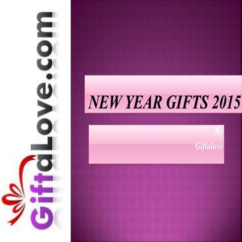 New year gifts 2015 | PPTX