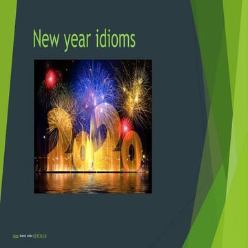 New year idioms | PPTX