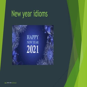 New year idioms | PPT
