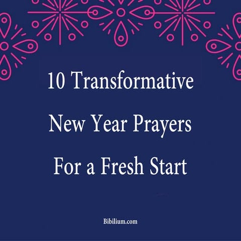 10 Transformative New Year Prayers | PDF